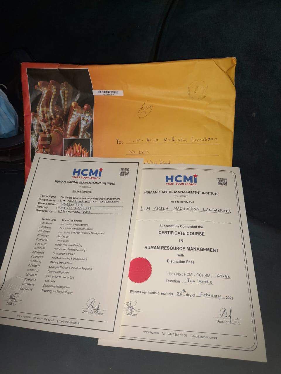 Diploma in Human Resource Management – HCMI